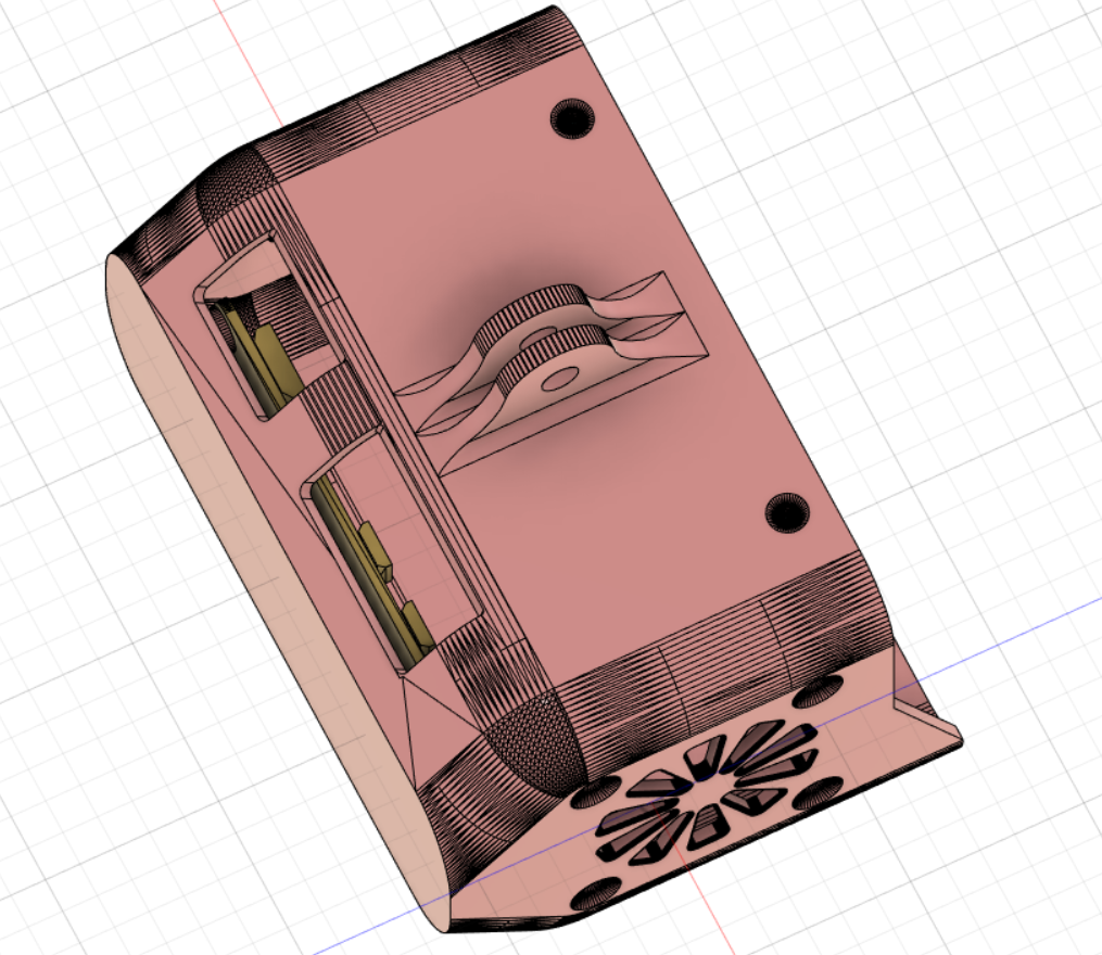 Pi zero noir camera case with go pro mount by I