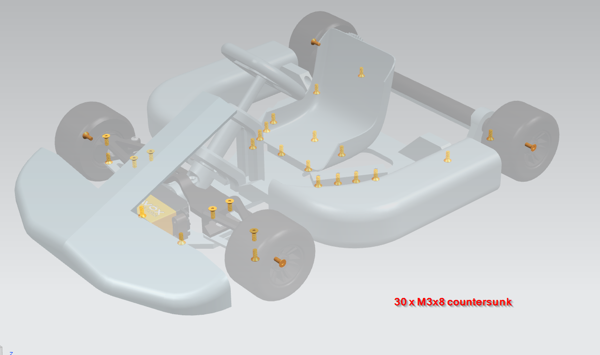 OpenRC GoKart by Christian Erazo | Download free STL model | Printables.com