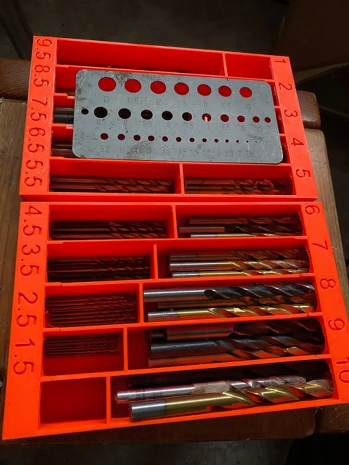 Drill Bit Storage by Steve1050 | Download free STL model | Printables.com