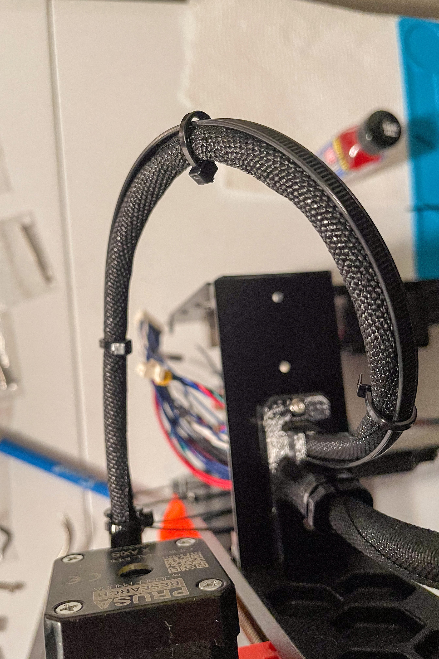 Prusa Mk4 X-Axis Strain Relief with Drag Chain Support by curby ...