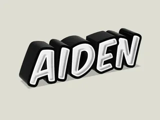 Aiden Keychain by Mrcorncob8907 | Download free STL model | Printables.com
