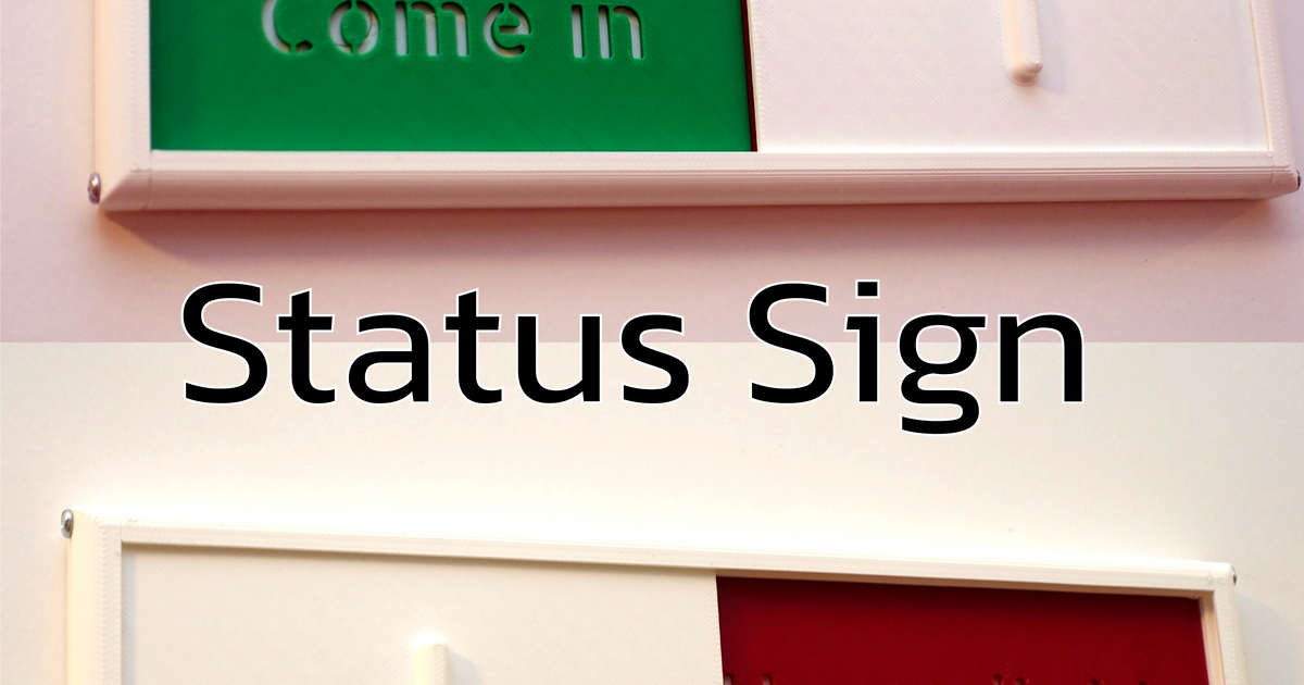 Available/ Busy Office Status Sign par Tridense | Téléchargez ...