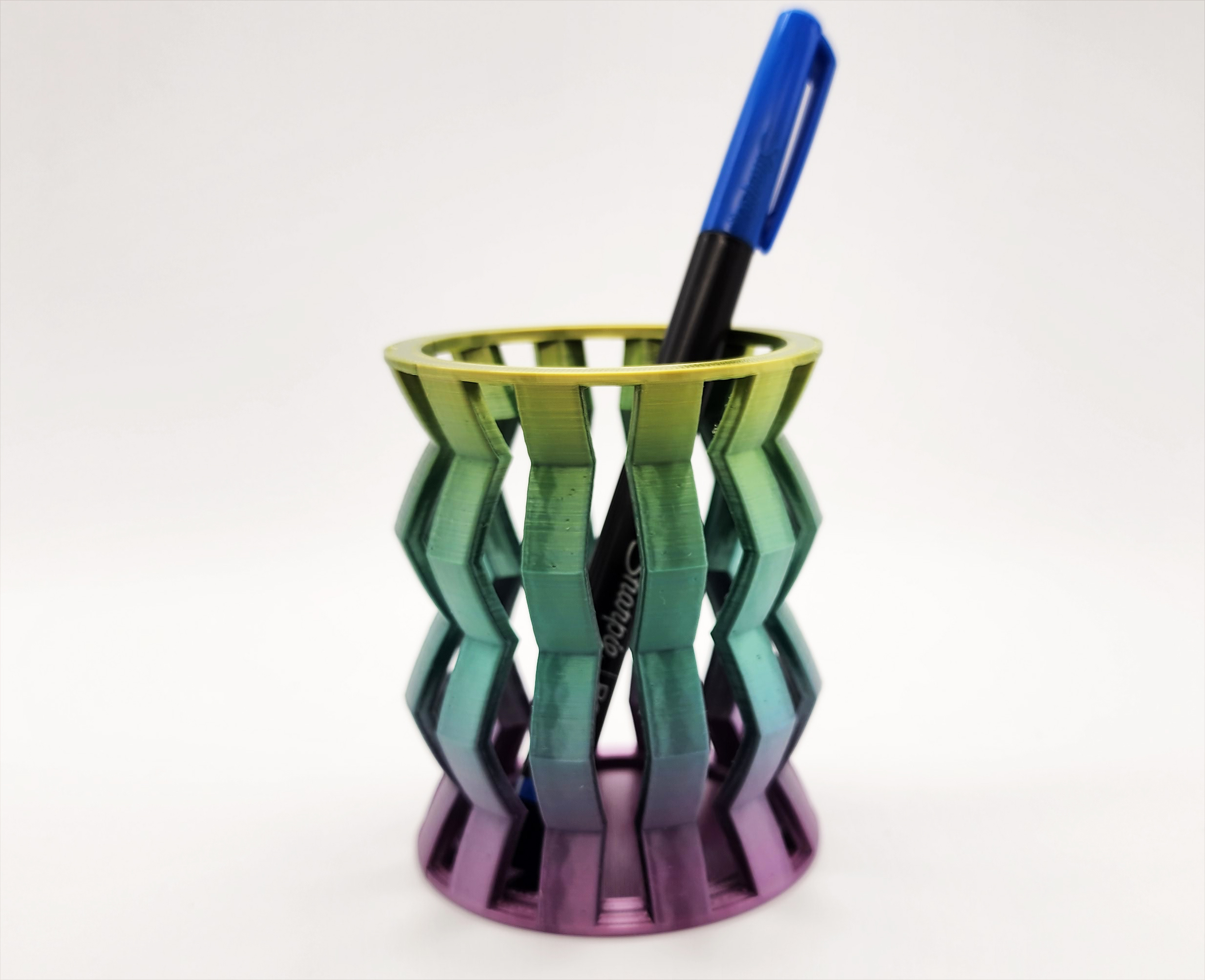 Accordion Pencil Cup - No Supports by Triple G Workshop | Download free ...