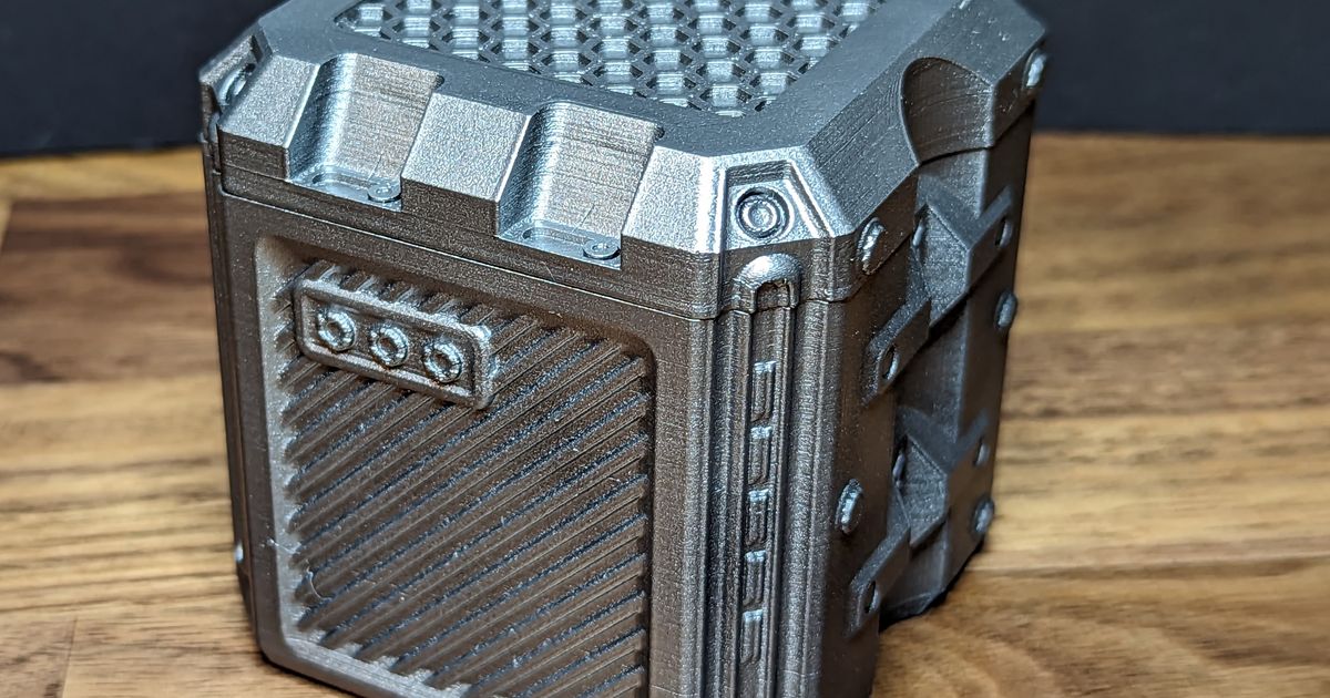 Pointlessly over-engineered Sci-Fi Storage Crate by DrKronos | Download ...