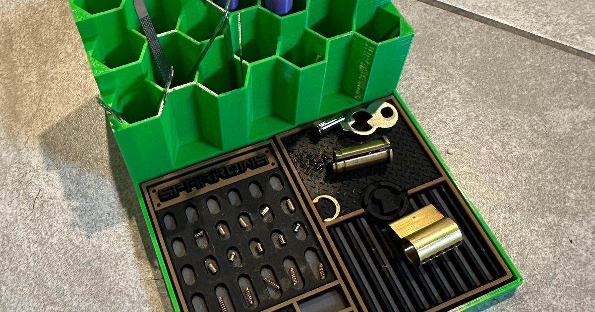 Hex Pinning Tray by Yeetban | Download free STL model | Printables.com