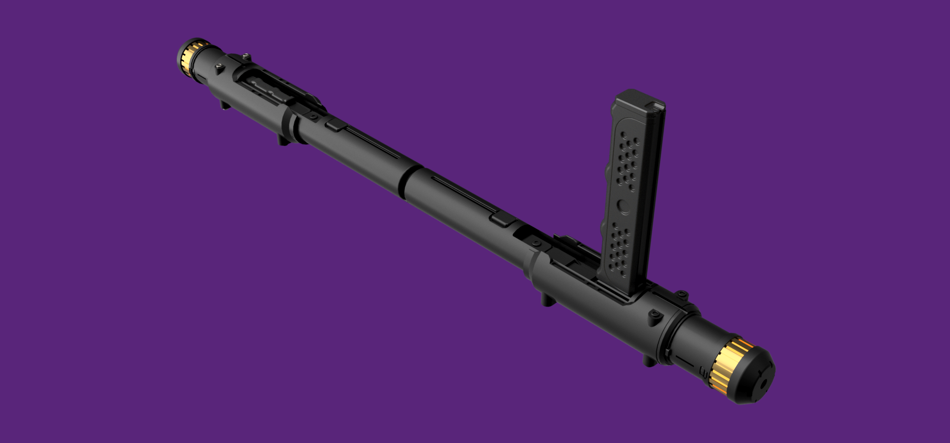 Batgirl Tonfa (Gotham Knights) by ODCA Props | Download free STL model ...