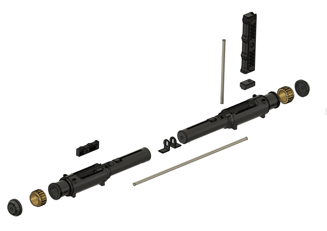 Batgirl Tonfa (Gotham Knights) by ODCA Props | Download free STL model ...
