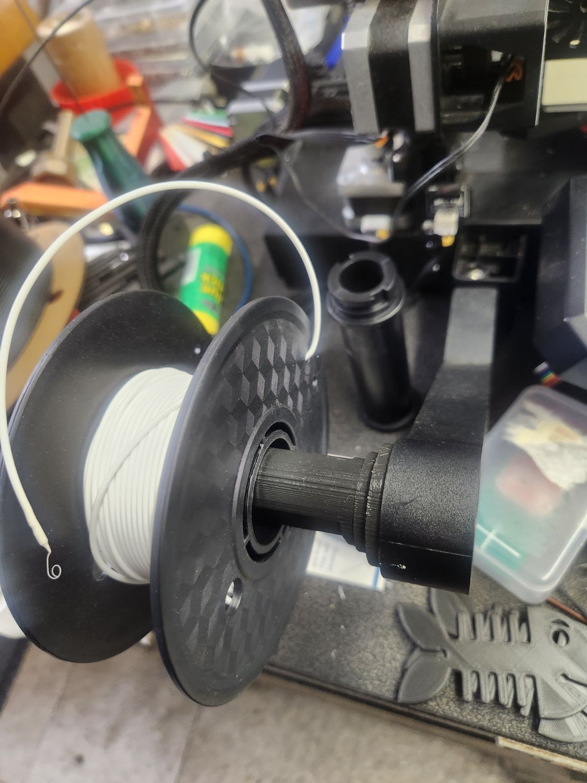 Creality Ender 2 Pro Small Spool Holder by N8finch | Download free STL ...