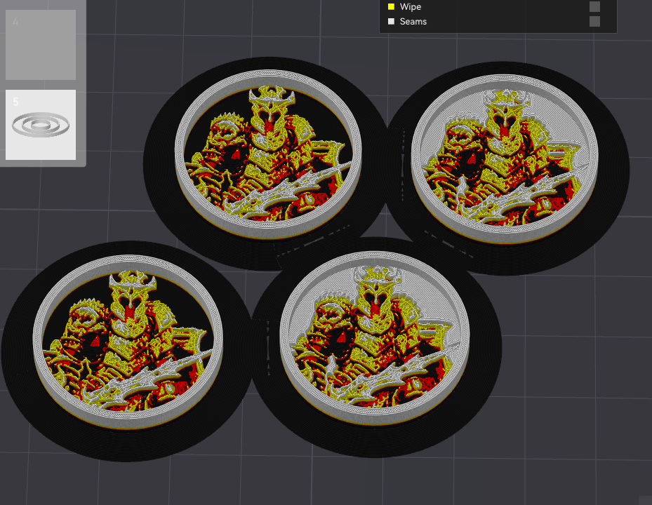Medium, Large, and Huge borders for Hueforge D&D/DND creature tokens by ...