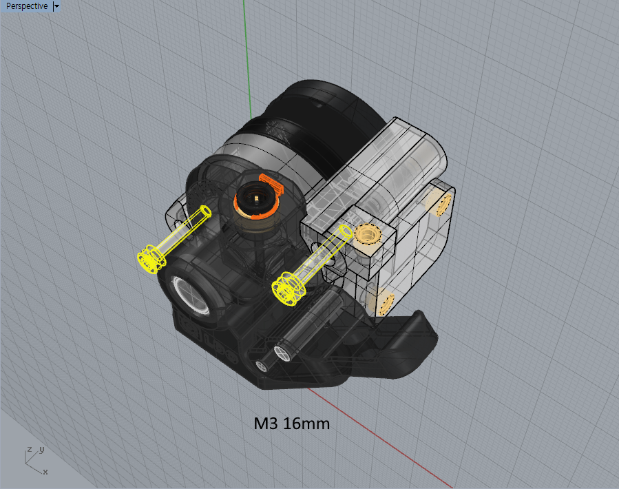Orbiter v2.0(Orbiter2, Orbiter v2) mount for voron 2.4 r2 afterburner ...