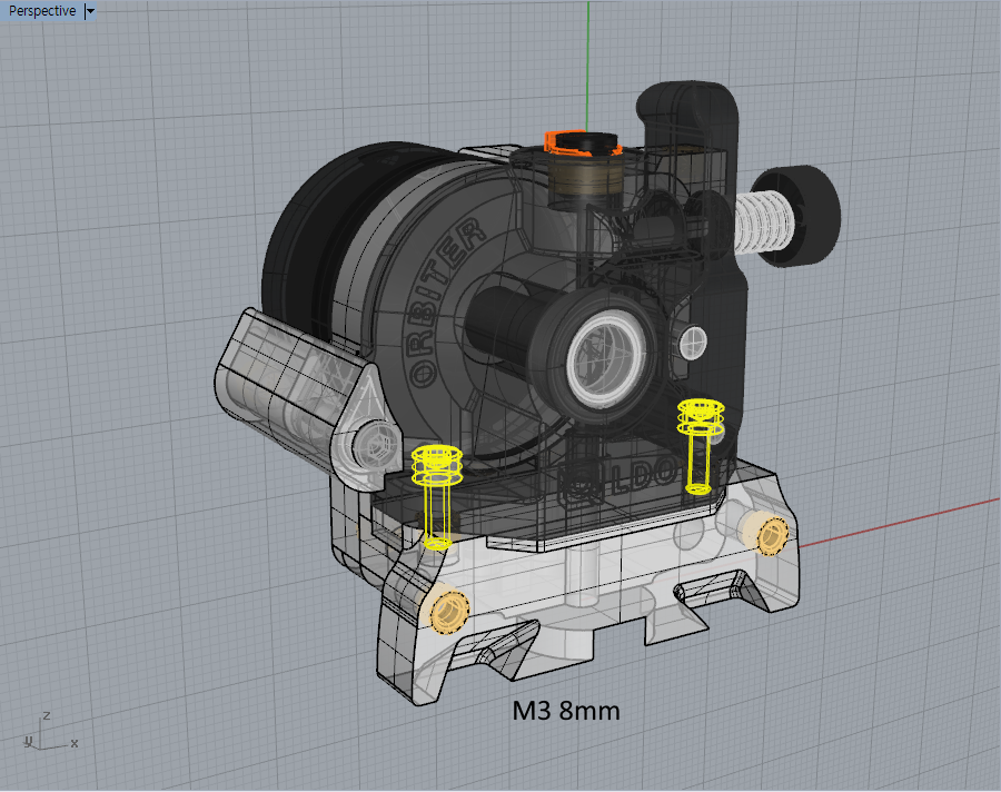 Orbiter v2.0(Orbiter2, Orbiter v2) mount for voron 2.4 r2 afterburner ...