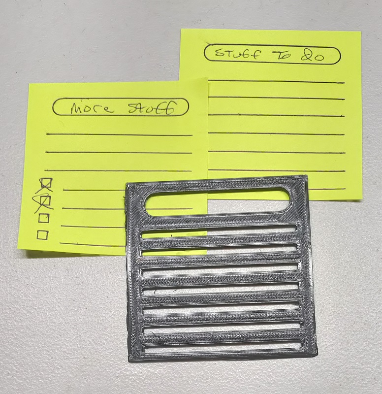 Sticky Note Storage with Stencils von George-Corrigan | Kostenloses STL ...