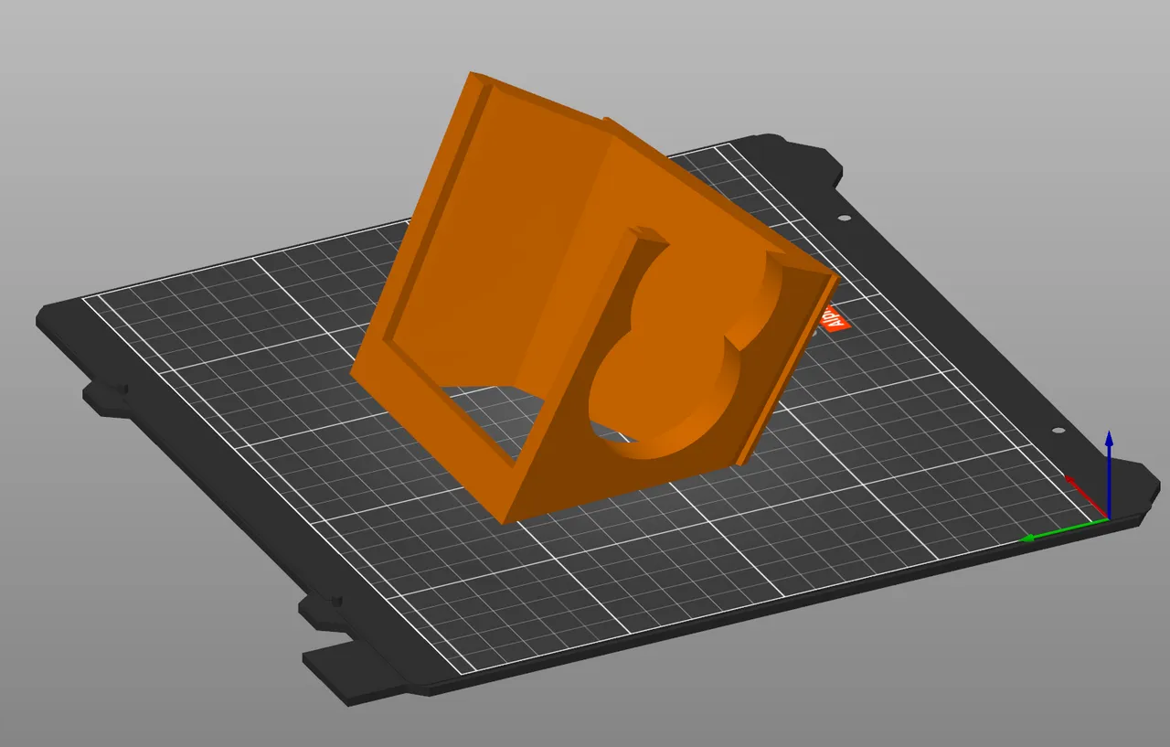 Angled adapter for floating tablet wall mount by Rizz | Download free ...