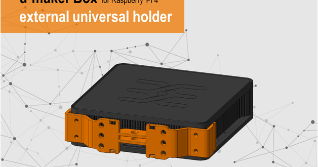 u-maker-Box external universal holder by Weidmüller | Download free STL ...