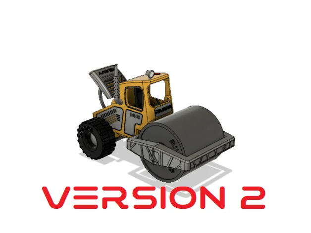Yellow Road Roller Modern Version 2 with movements by Black Jack ...