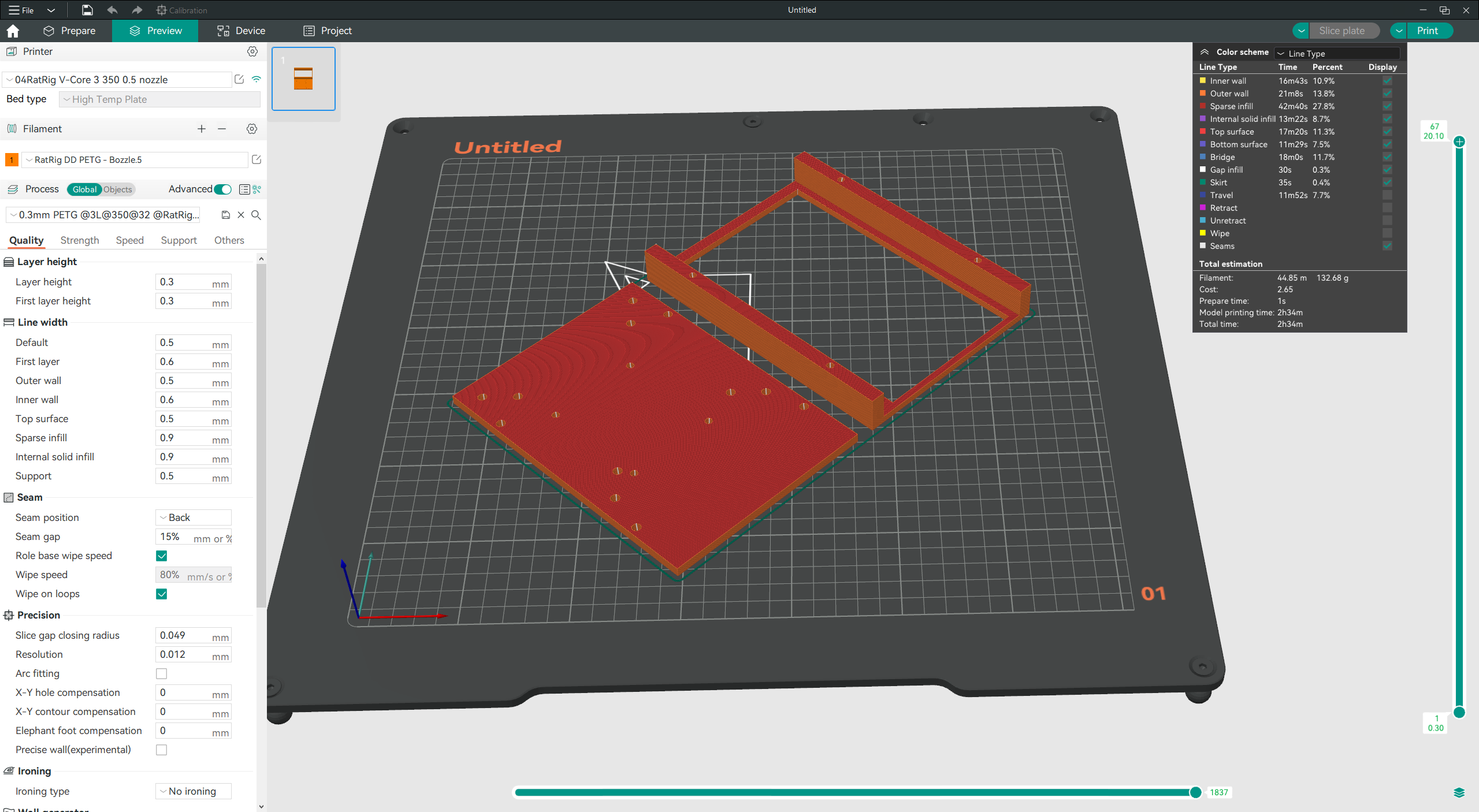 7 inch touchscreen holder by Baffo | Download free STL model ...