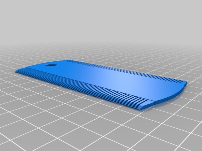 Double Flea Comb for Cat or Monkey by Tim Schabe | Download free STL ...