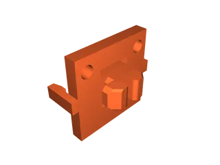V-Slot End Stop Mount by Mechemical Engineering | Download free STL ...