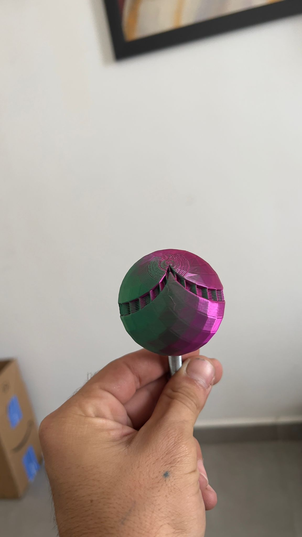 Diamond pattern Shift knob XL by Viks 3D | Download free STL model ...