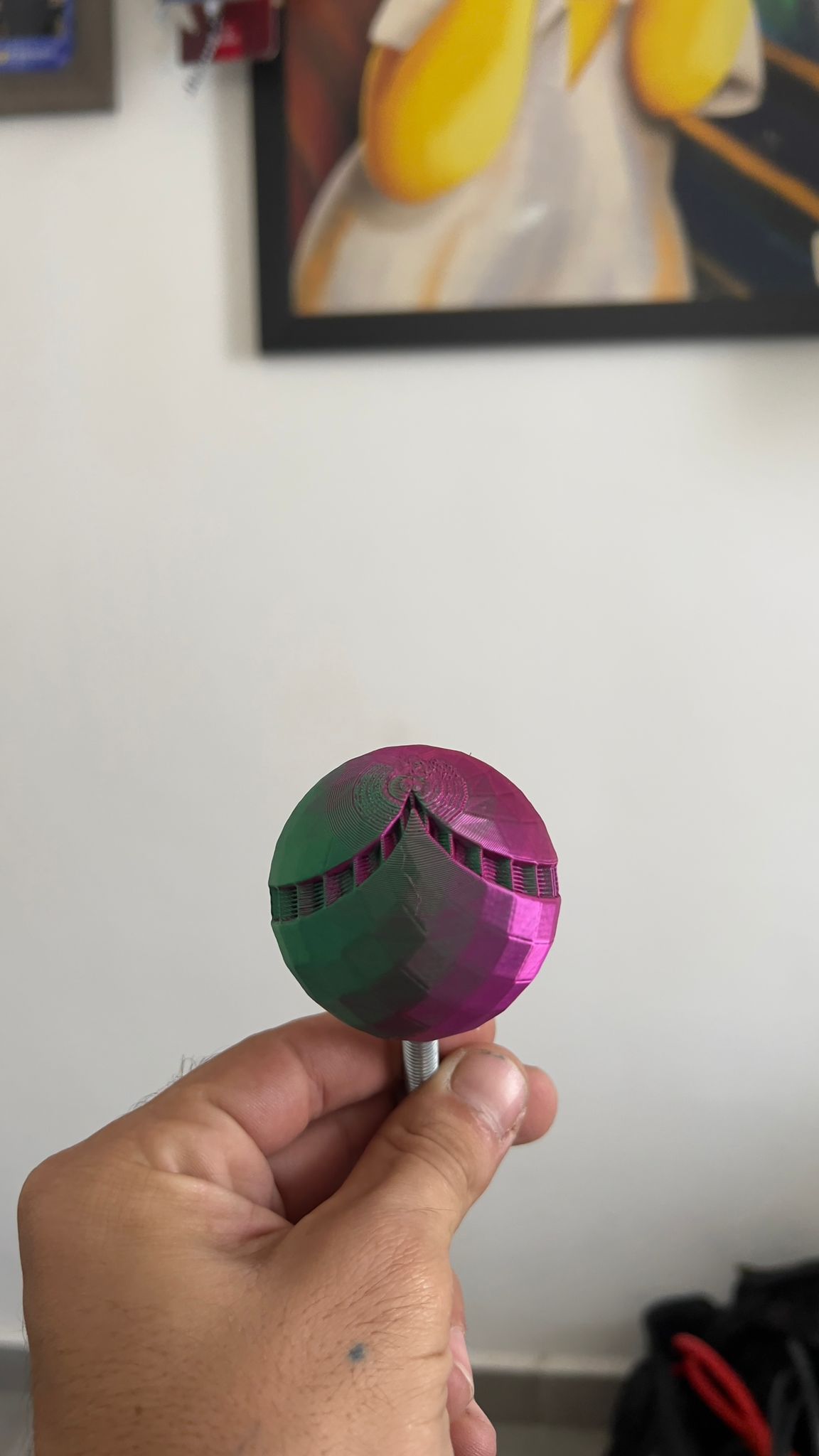 Diamond pattern Shift knob XL by Viks 3D | Download free STL model ...