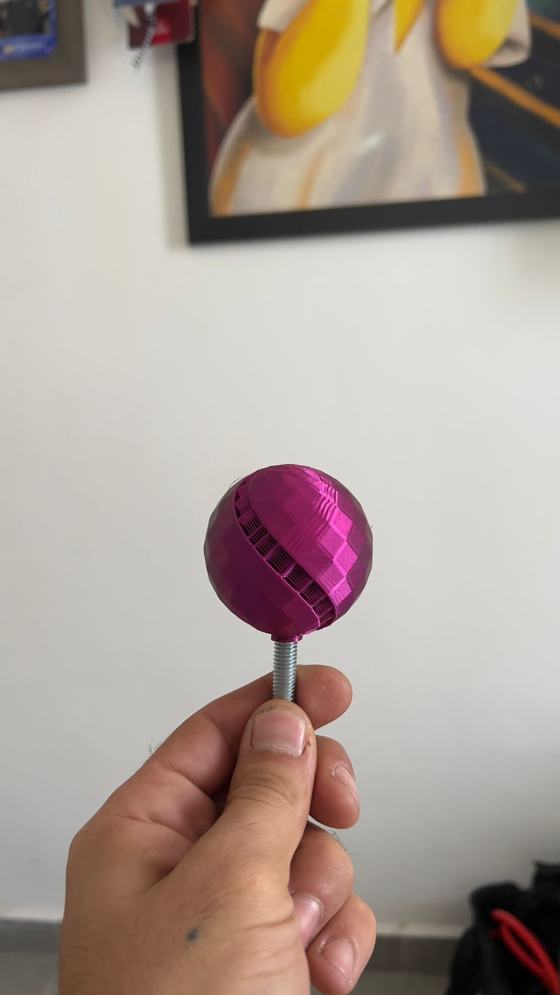 Diamond pattern Shift knob XL by Viks 3D | Download free STL model ...