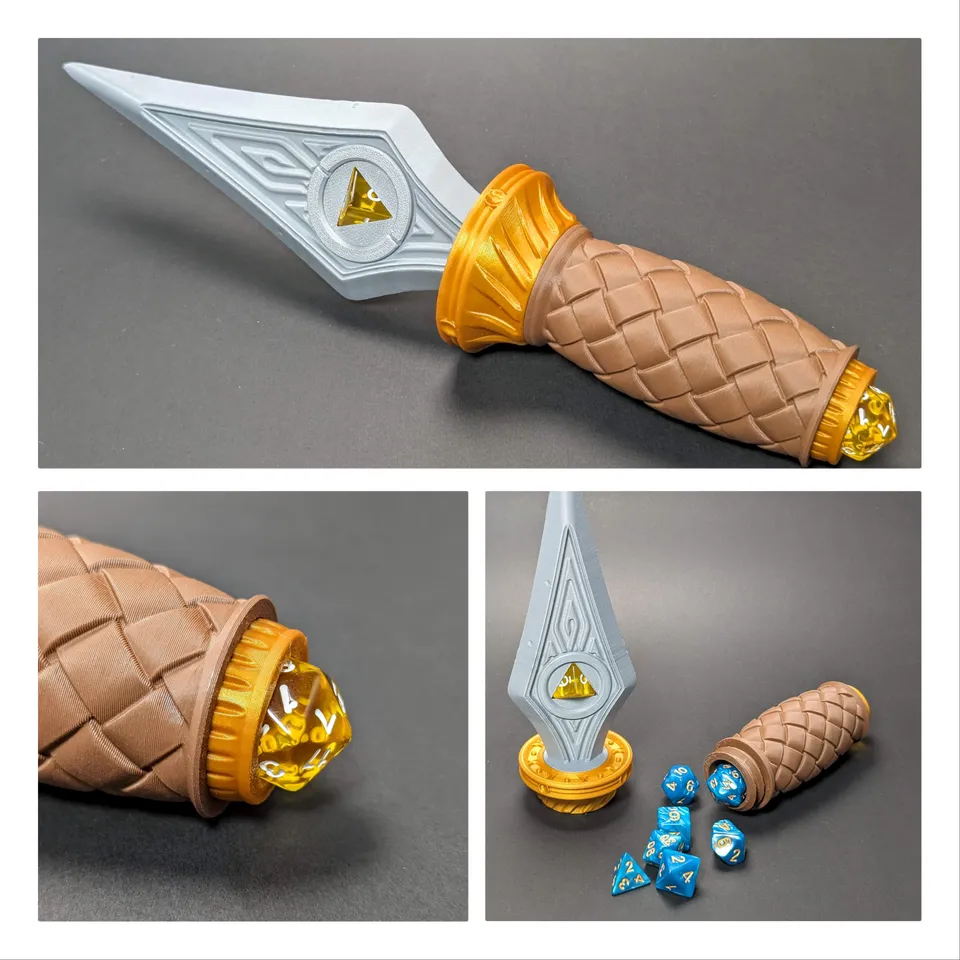 Dice Dagger! by Clockspring | Download free STL model | Printables.com