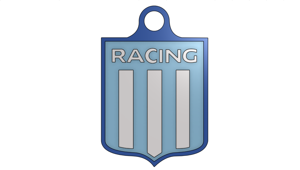Racing Keychain by LeoIND | Download free STL model | Printables.com