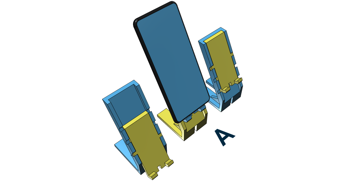 Smartphone stand by REDZC | Download free STL model | Printables.com