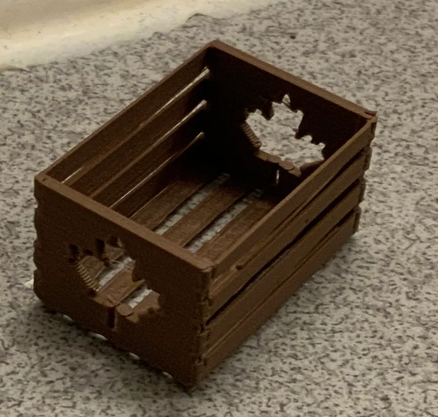 Mini Maple Leaf Crate By Grossmiller Download Free Stl Model