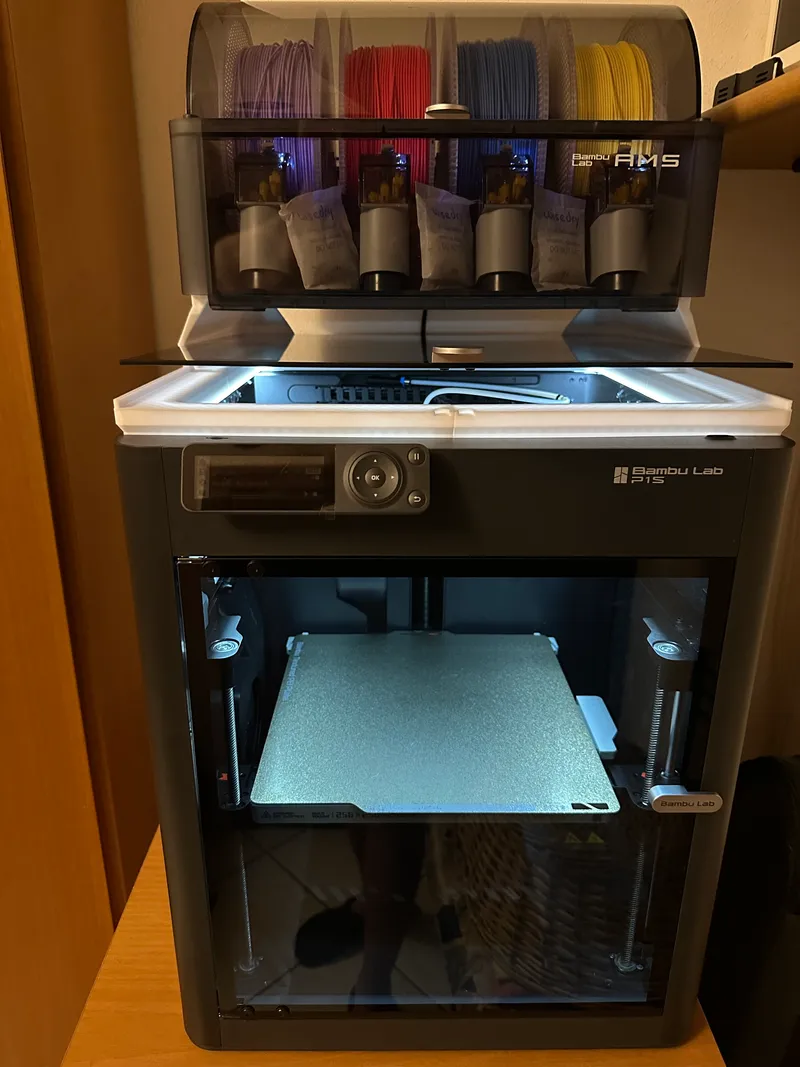 Riser AMS P1S or P1P with led strip by Ciuf-ciuf | Download free STL ...