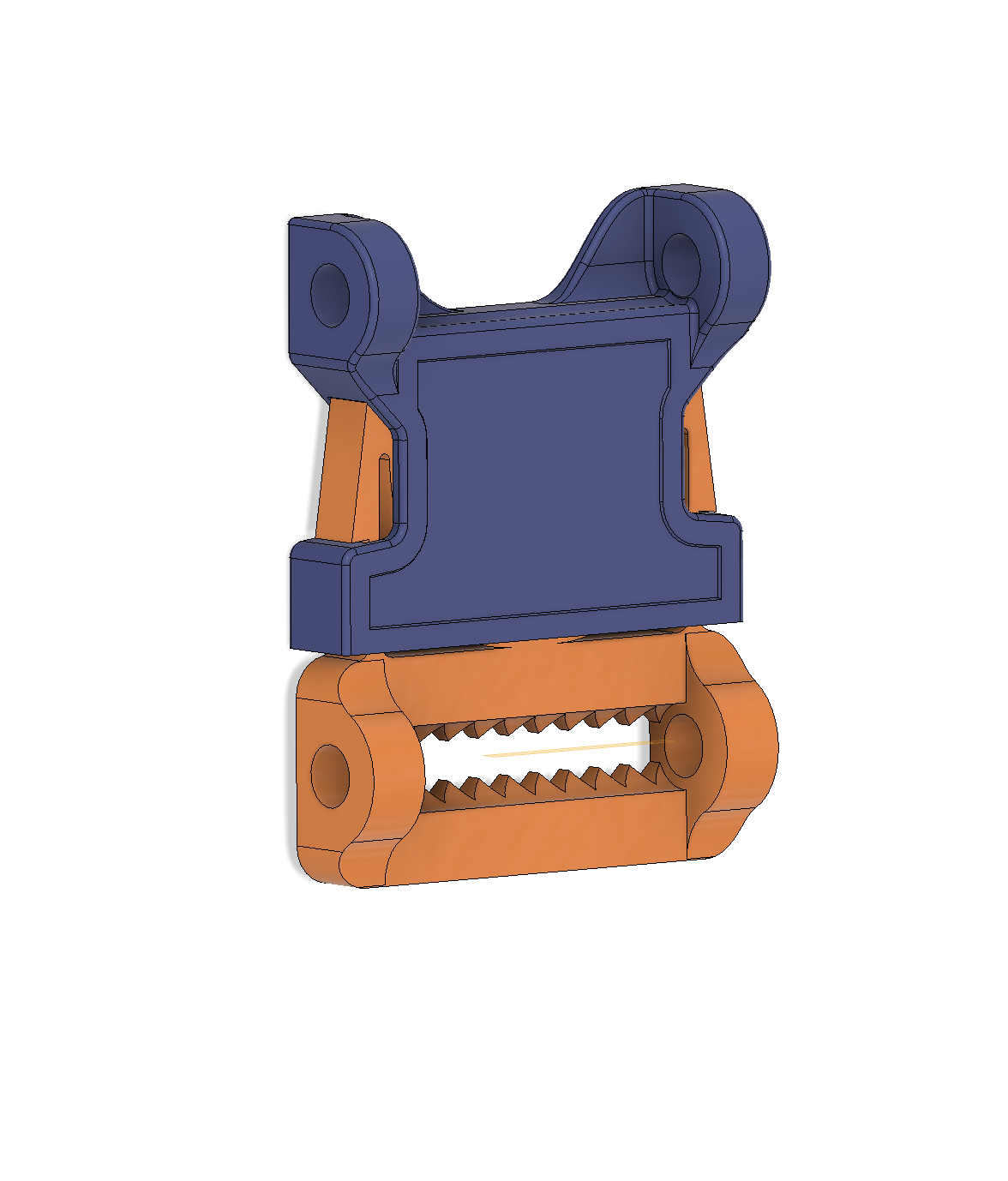 Buckle Strap Clip Fast Lock (compliant mechanism / NO SUPPORT) by Le ...