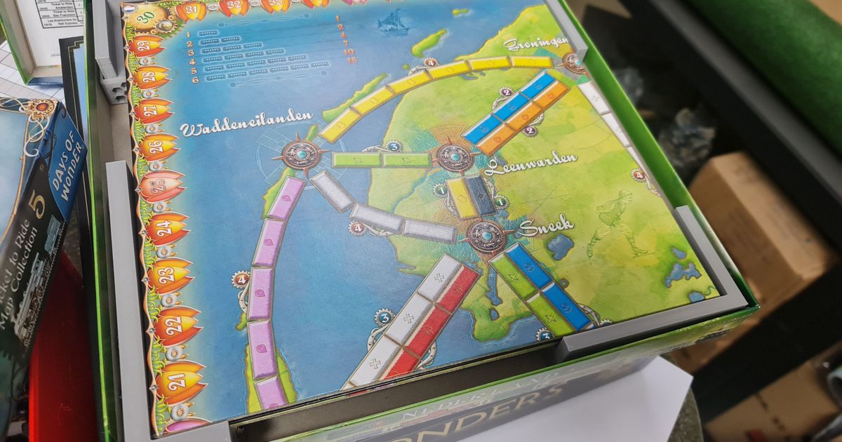 Insert for Ticket to Ride Map Collection 4: Nederland V.2 by Firepigeon ...