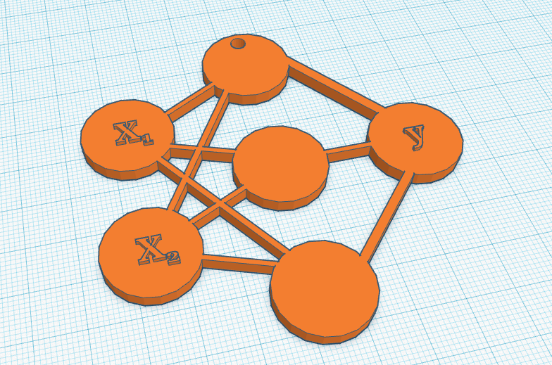 Neural network keychain by Daniel | Download free STL model ...