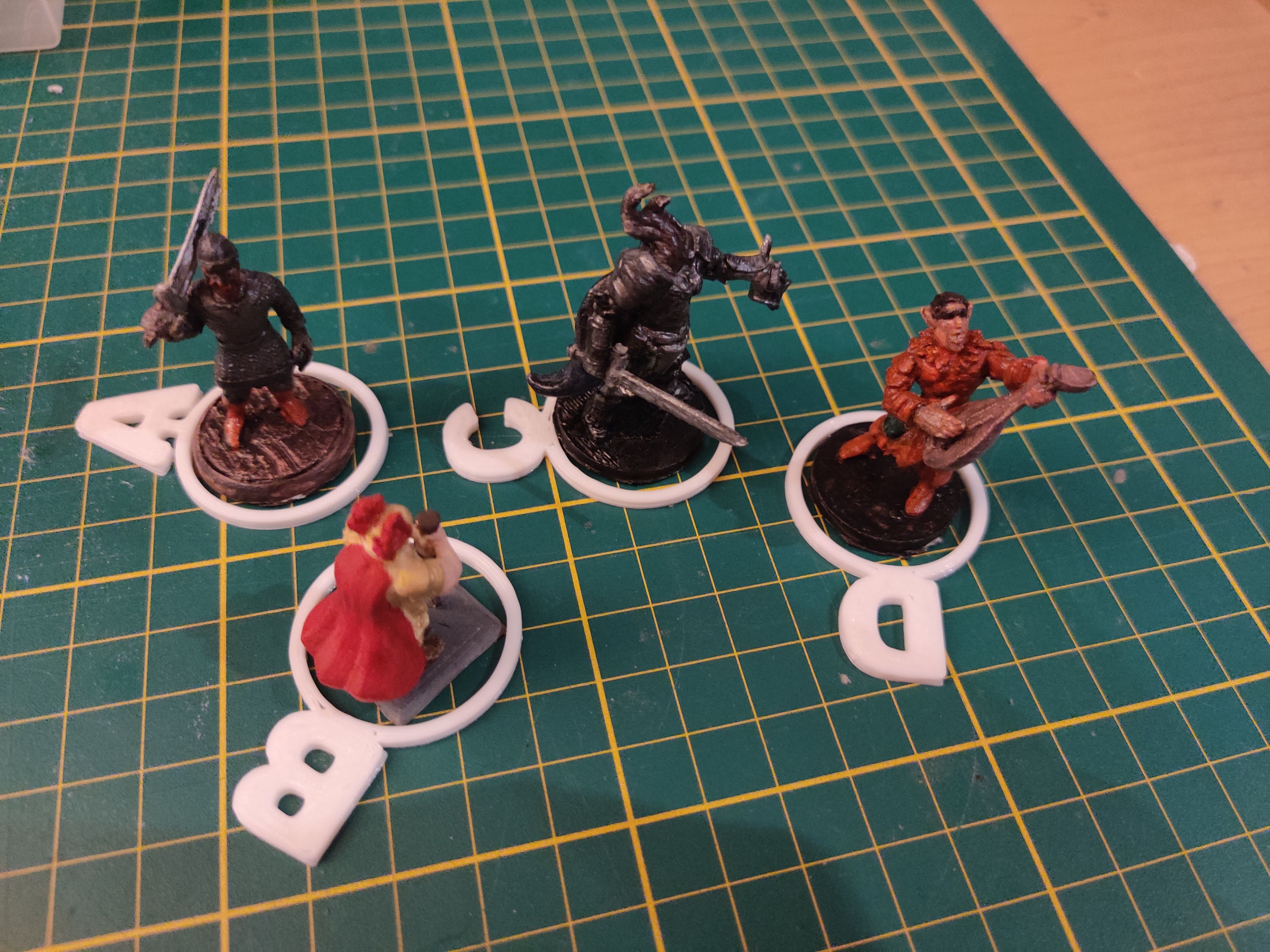DND Letter Markers by BlackDragonBE | Download free STL model ...