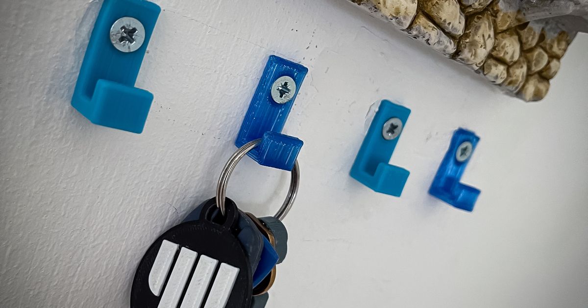 Simple Wall Hook by Y Design | Download free STL model | Printables.com