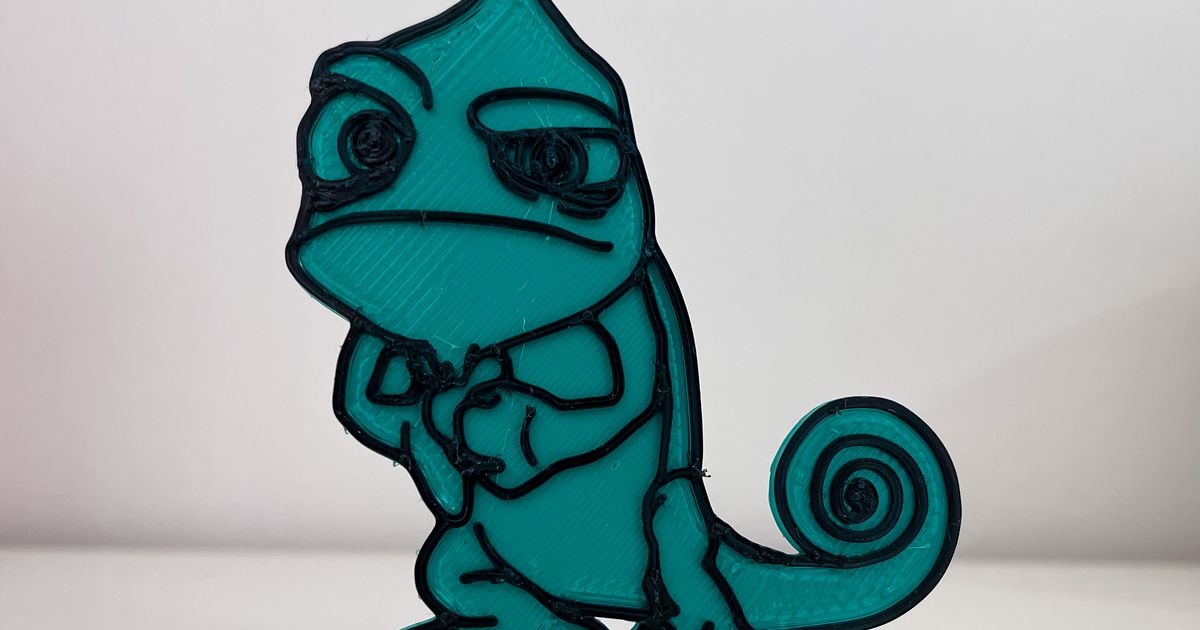 How To Draw Rapunzel And Pascal