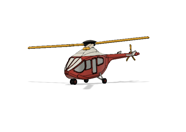 Candy Helicopter with Movements by Black Jack | Download free STL model ...