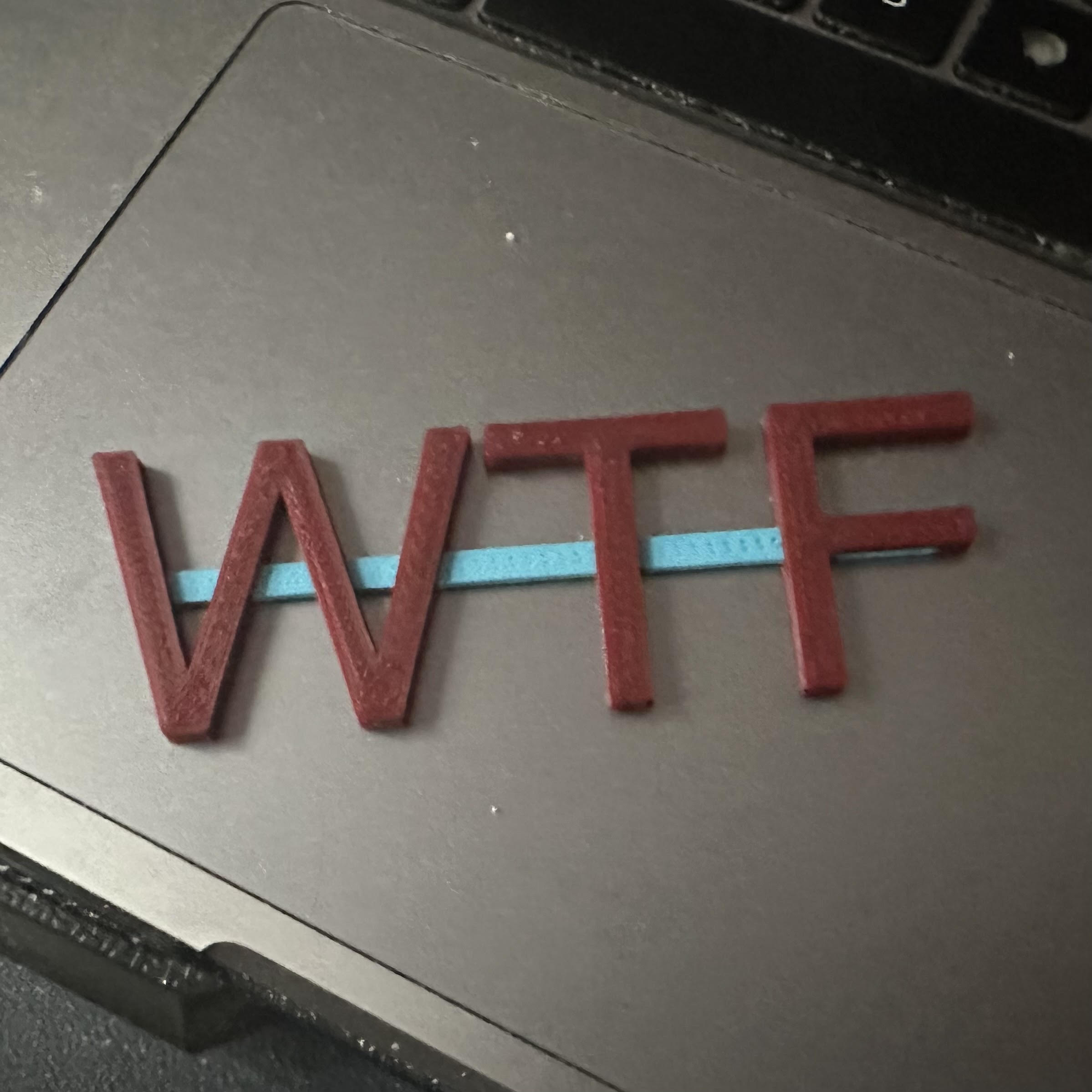 WTF Refrigerator Magnet by scandiprint3d | Download free STL model ...