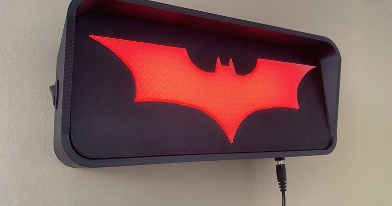 BATMAN BOX SIGN (UPDATE) by Kyle Wheelock | Download free STL model ...