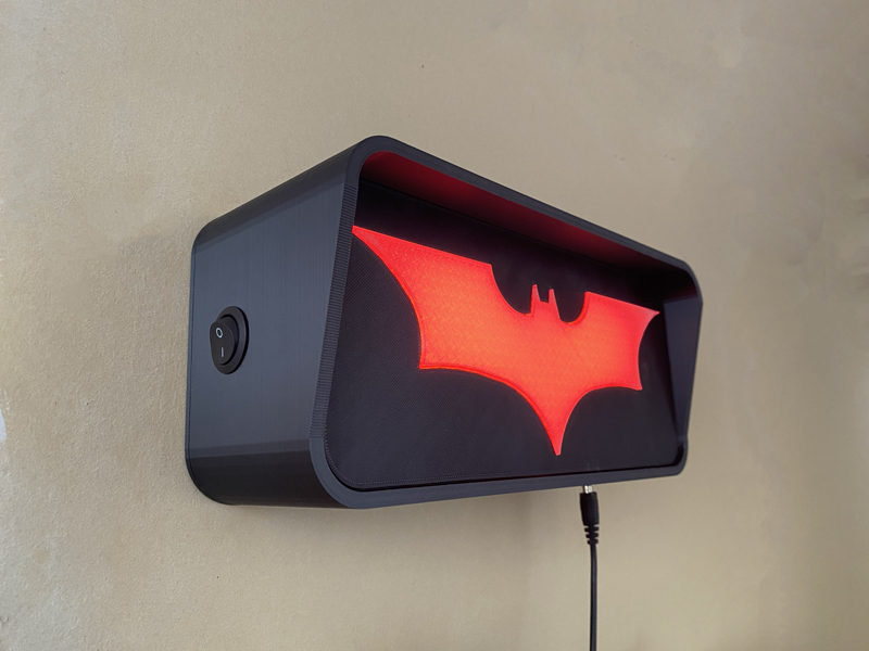 BATMAN BOX SIGN (UPDATE) by Kyle Wheelock | Download free STL model ...