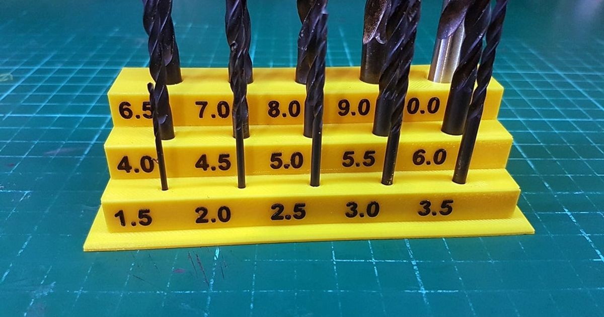 Drill bit stand by StanleyB | Download free STL model | Printables.com
