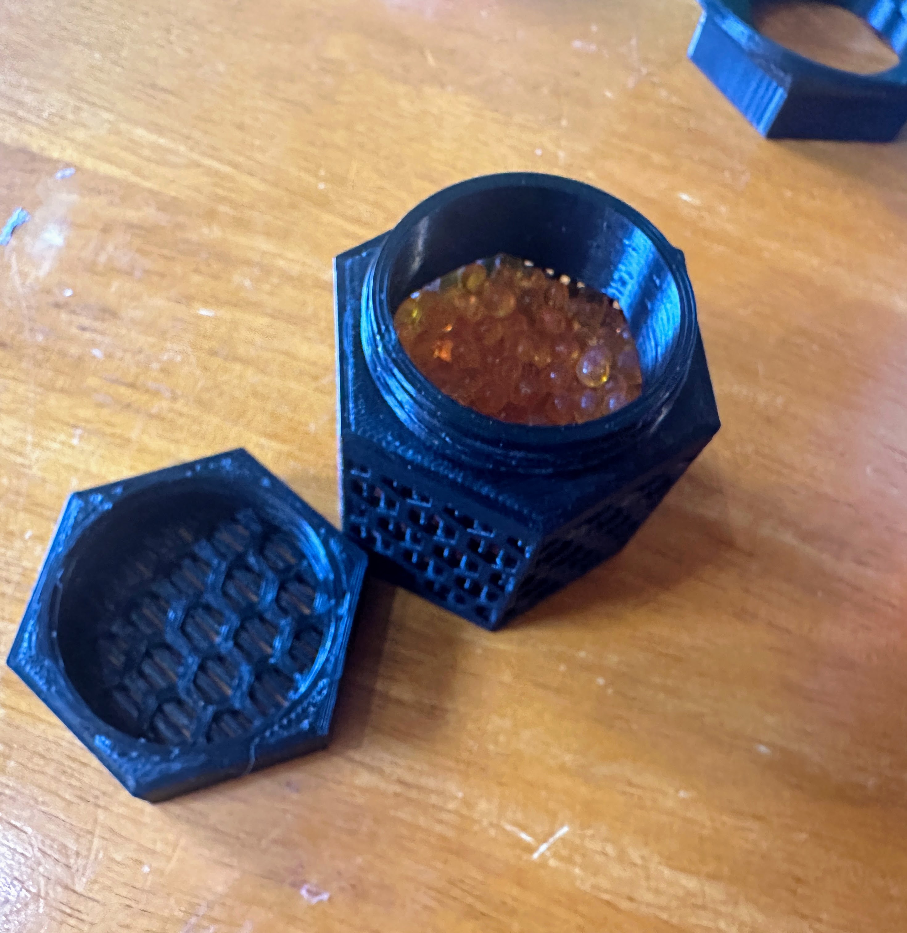 HEX Silica / Desiccant Jar by BrThJa | Download free STL model ...