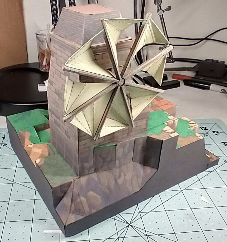 Windmill Mechanics for FFT Papercraft Map by Papercraft Tactics ...