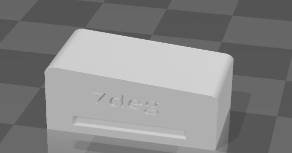 Remix of 7 degree offset block by BDMT123 | Download free STL model ...