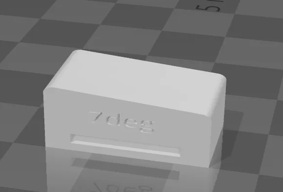 Remix of 7 degree offset block by BDMT123 | Download free STL model ...