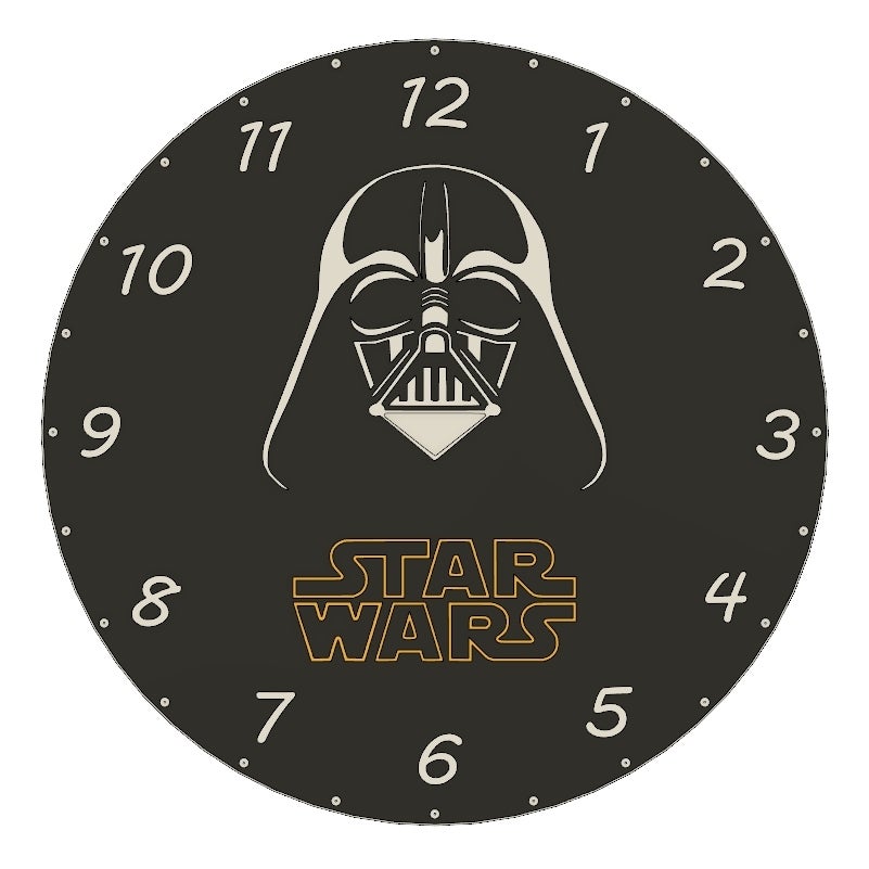 Star Wars kids clock by StanleyB | Download free STL model | Printables.com