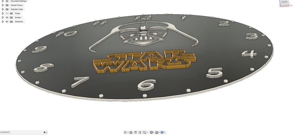 Star Wars kids clock by StanleyB | Download free STL model | Printables.com
