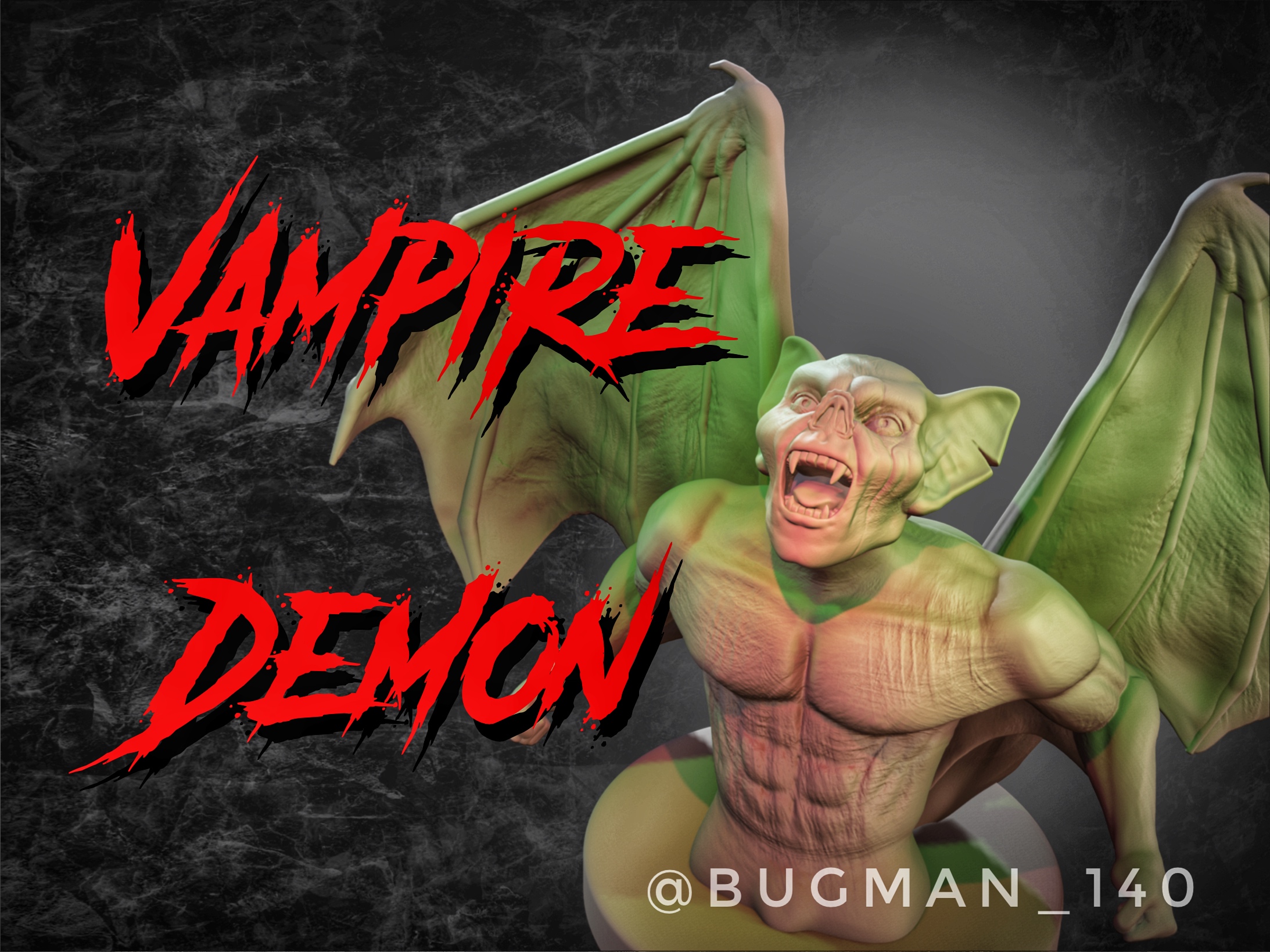 Vampire Demon by Bugman_140 | Download free STL model | Printables.com