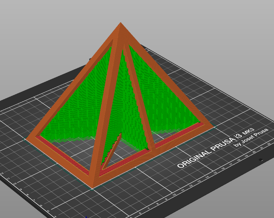 Model of a non-square pyramid by HeJo | Download free STL model ...