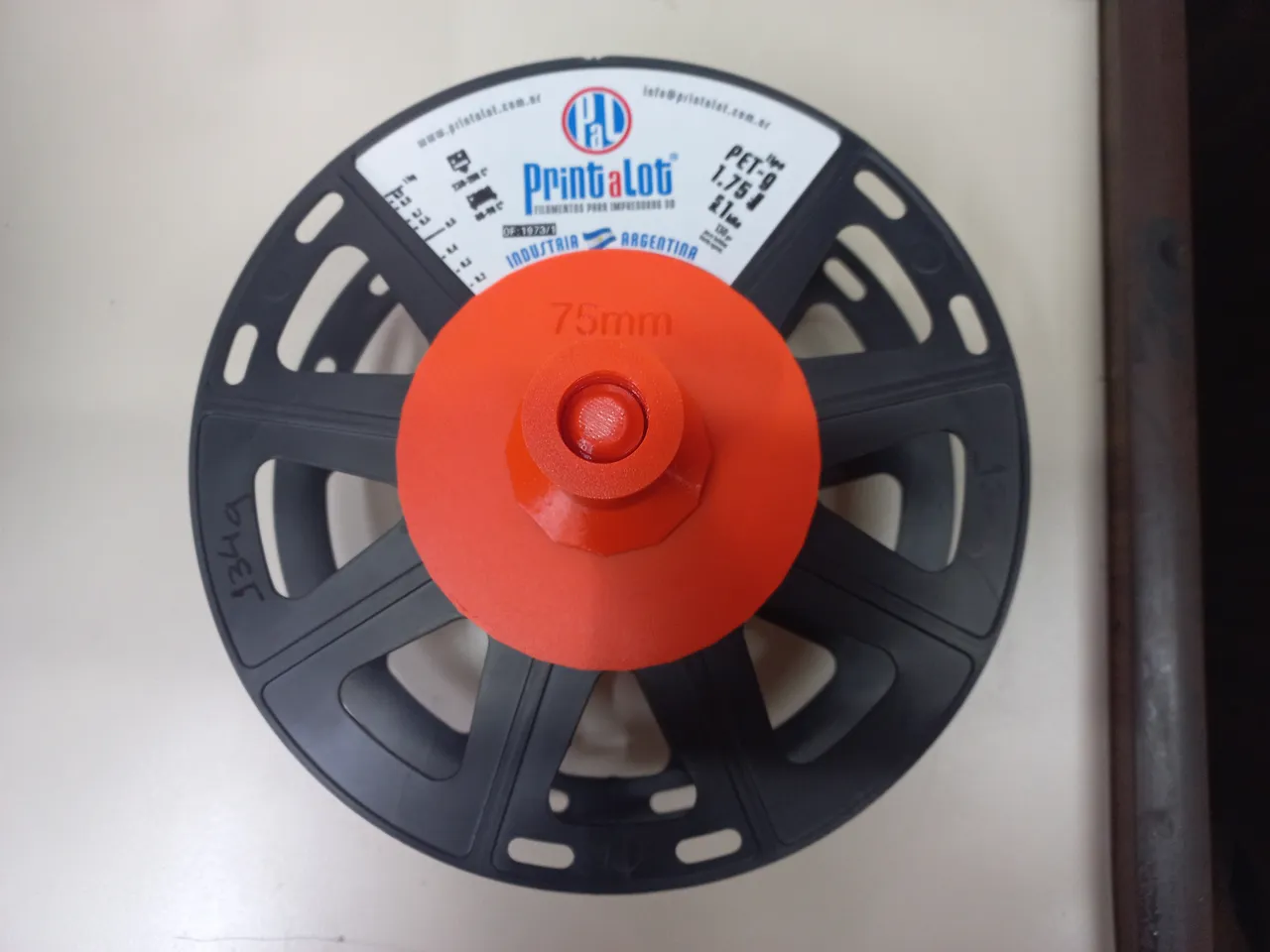 Bambu Lab Filament Winder - Spooler Centering Disc for foreign Spools ...